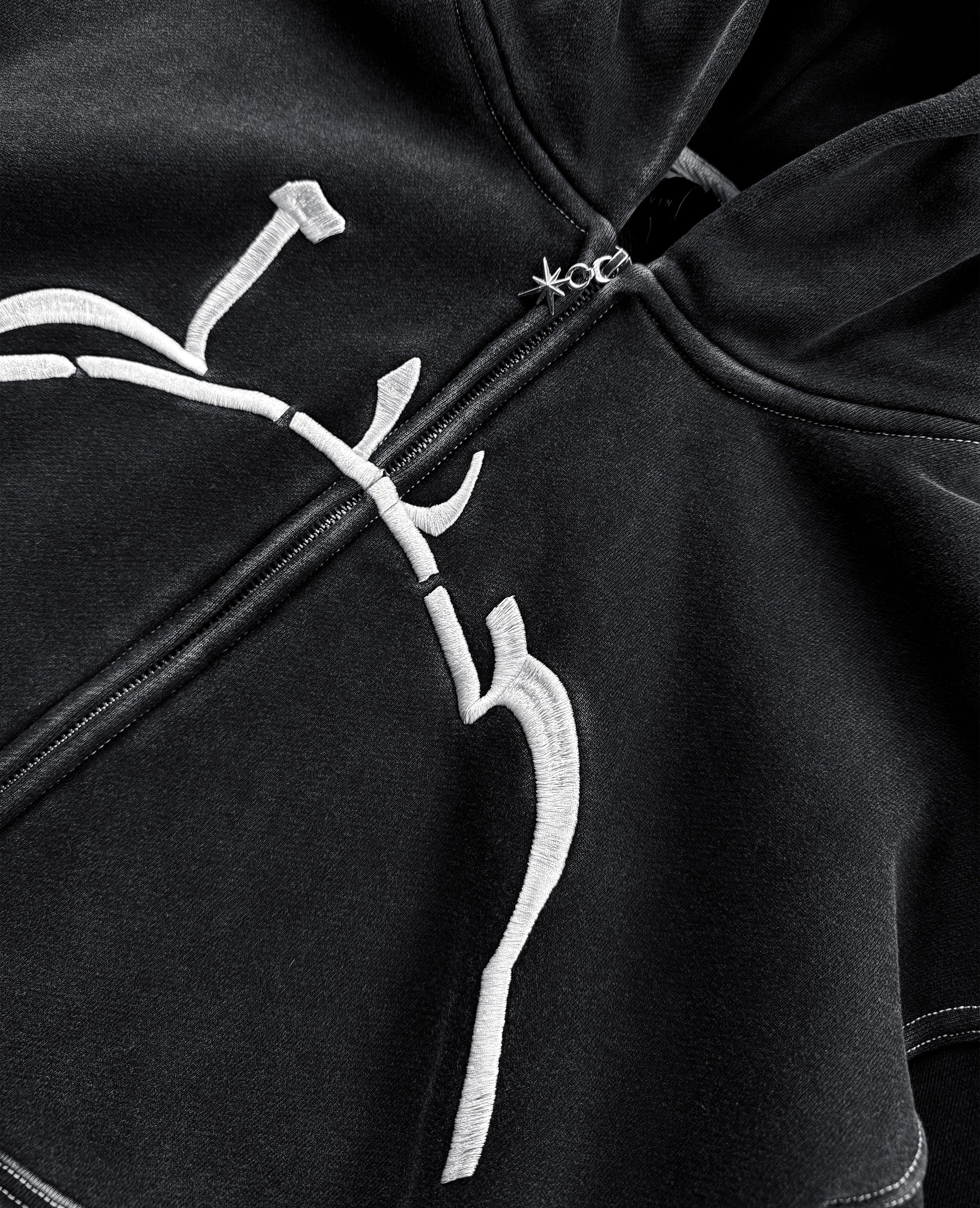DIVINBYDIVIN | Sharp Zip Hoodie - Urban Blade Cut