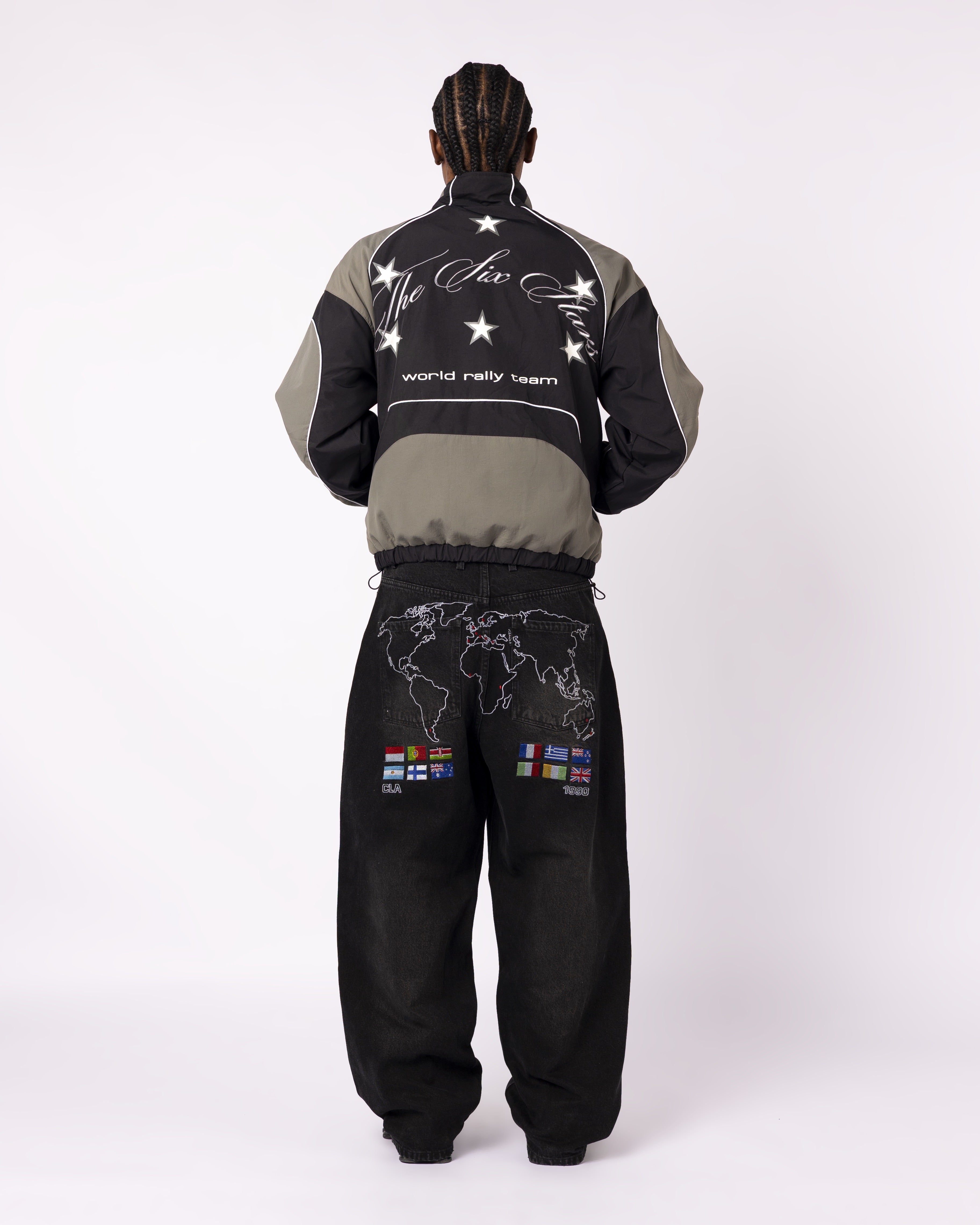 DivinByDivin | Black Rally Tracksuit Jacket