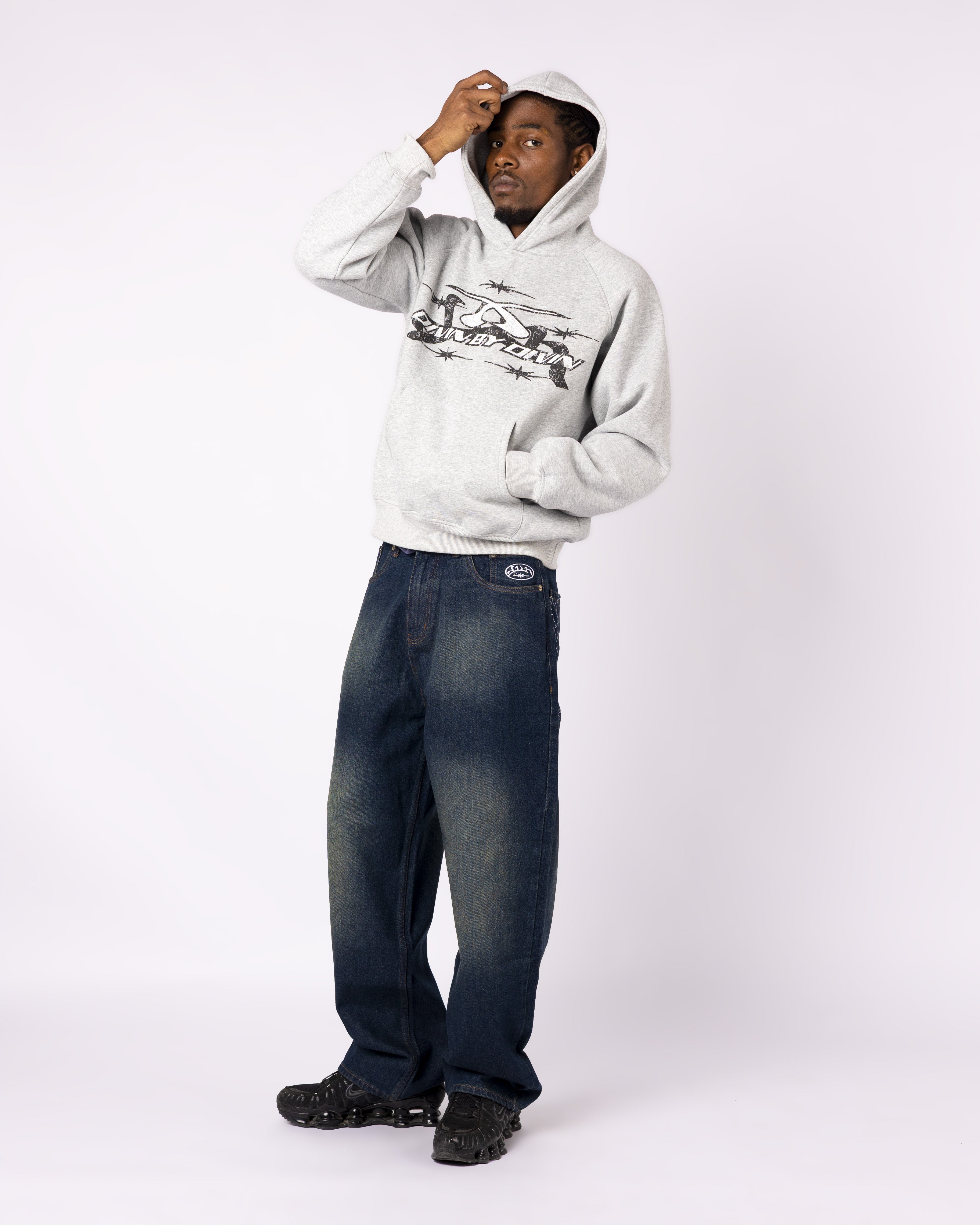 DivinByDivin | Grey Rally Hoodie - BreakPoint Collection