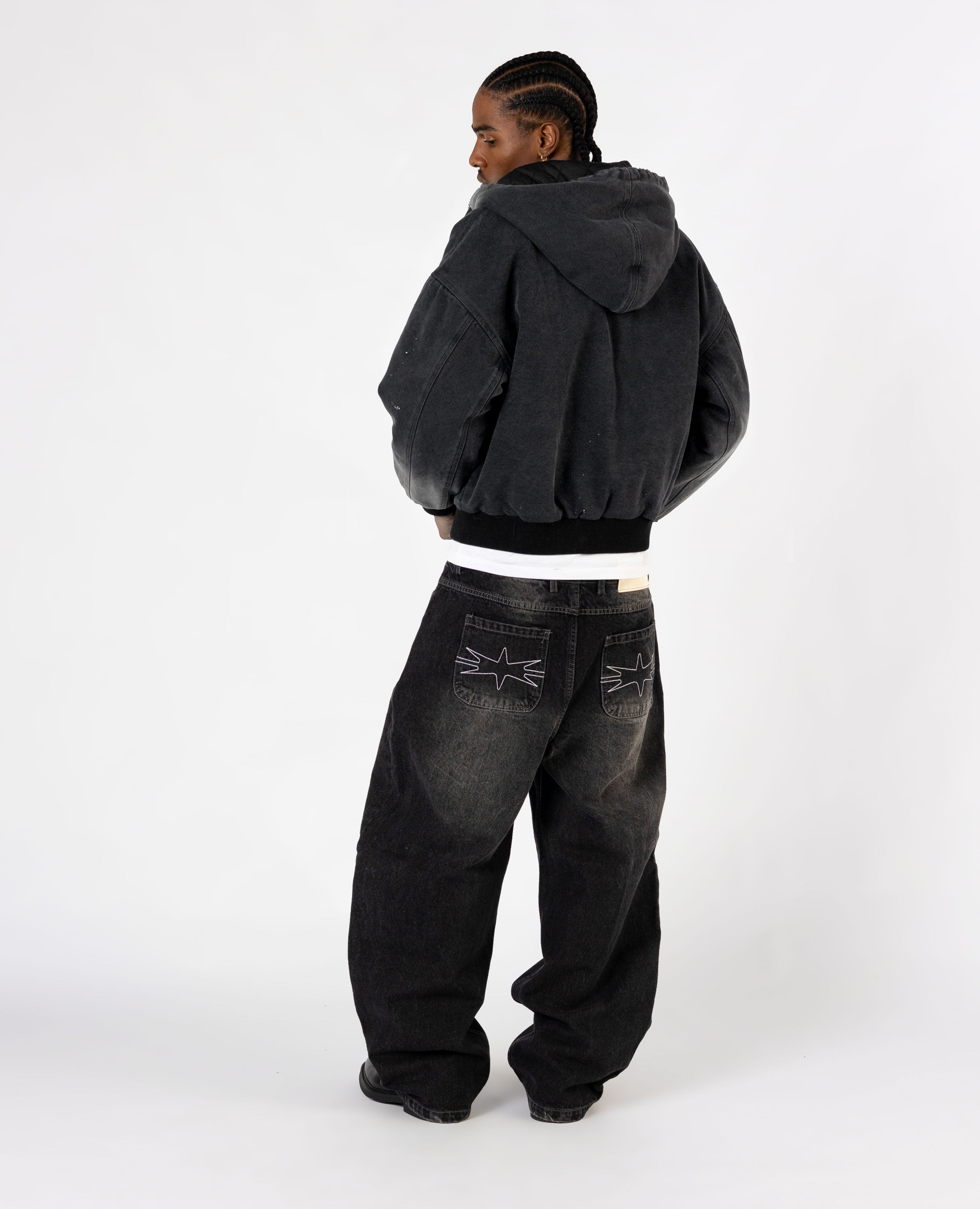DIVINBYDIVIN | Faded Black Jean - Streetwear Must