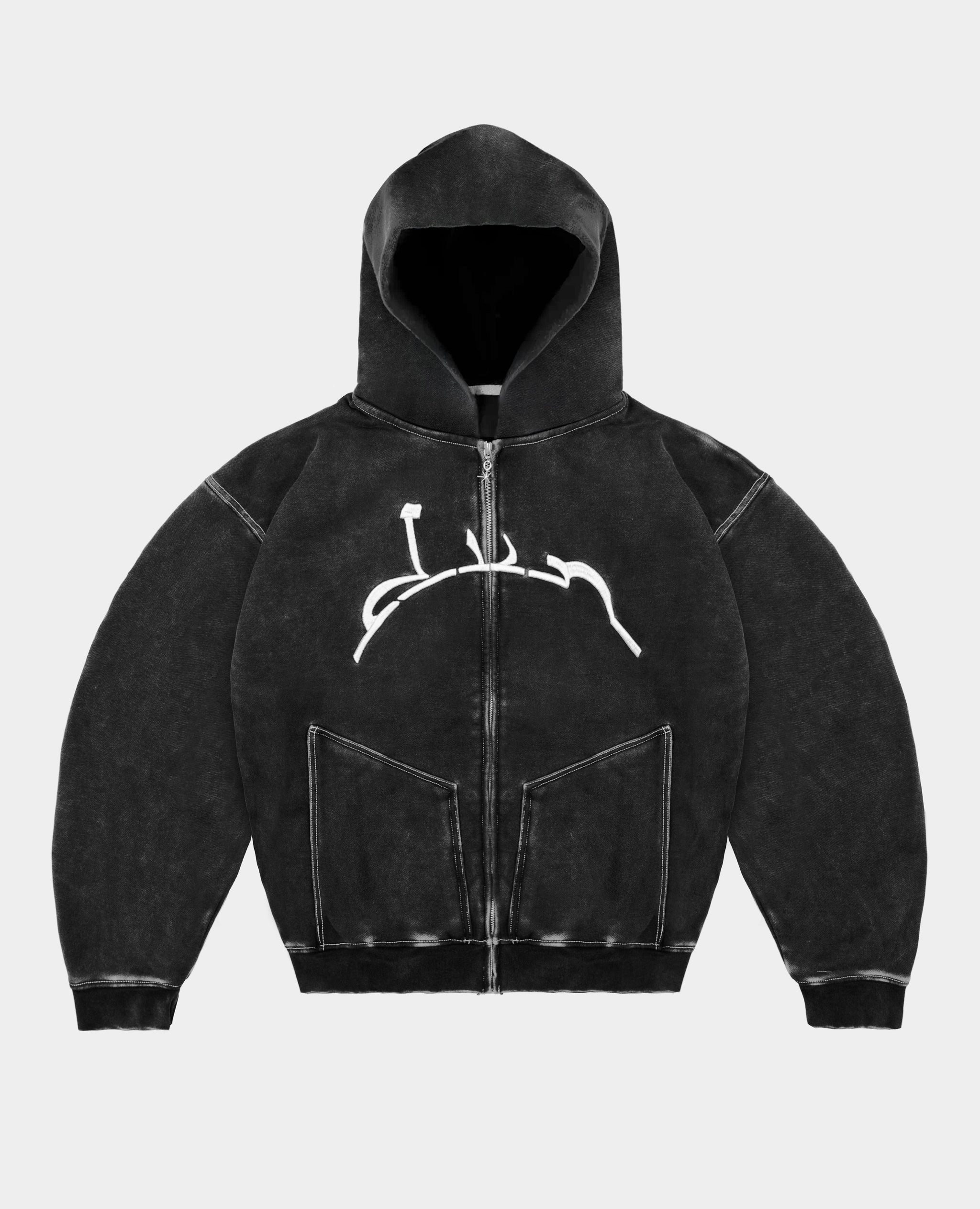 DIVINBYDIVIN | Sharp Zip Hoodie - Urban Blade Cut